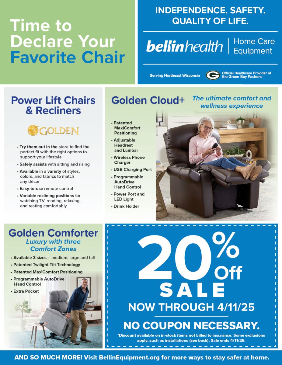 Current Bellin Health Home Care Equipment Specials | Bellin Health Home